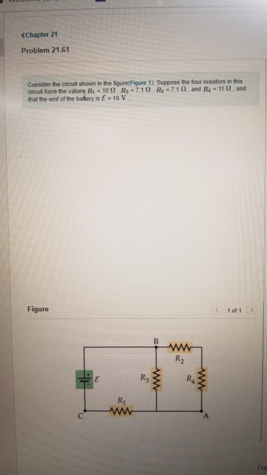 Solved Part A)Find the current through each resistor using | Chegg.com