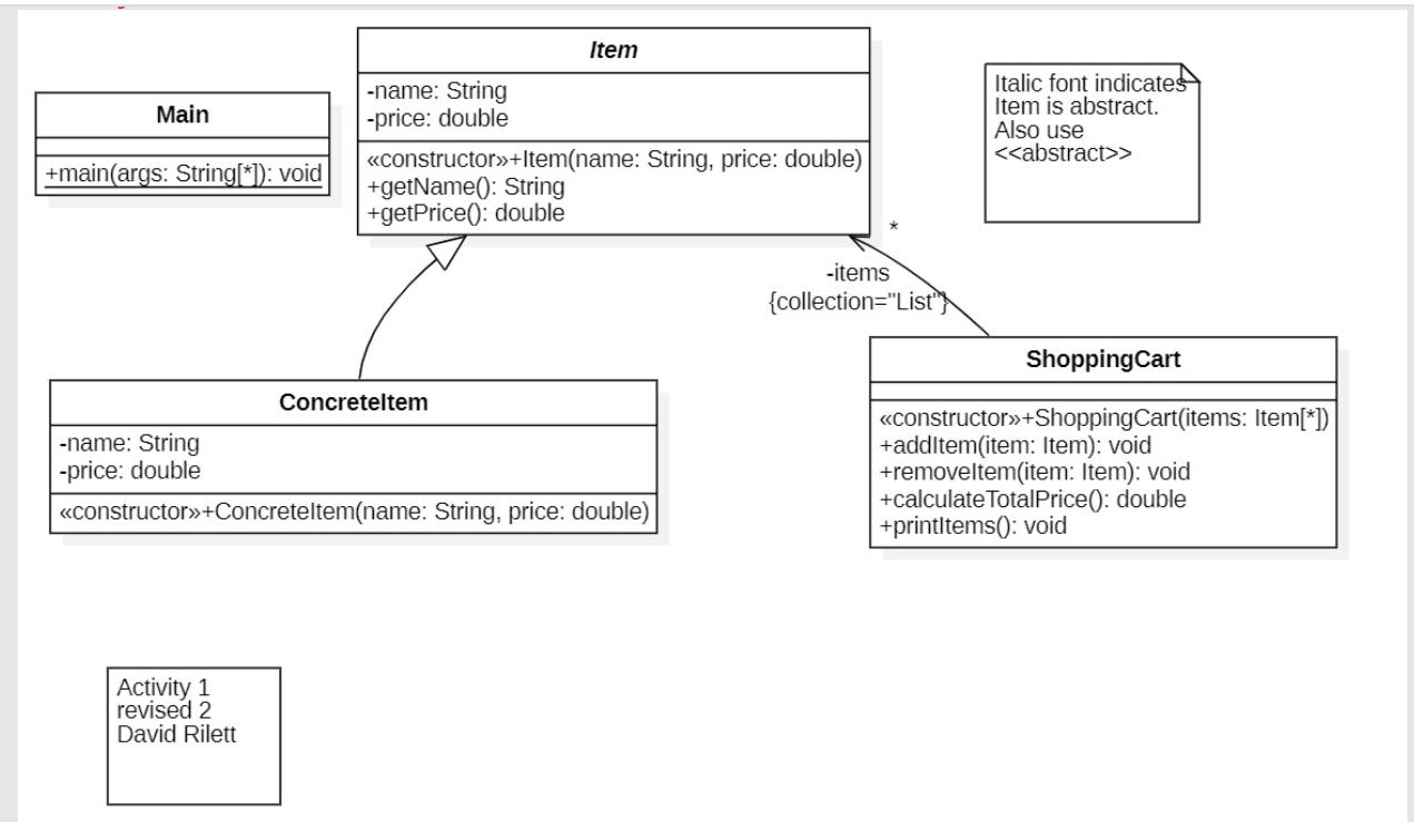 Solved Both possibilities... interface and Abstract class. | Chegg.com