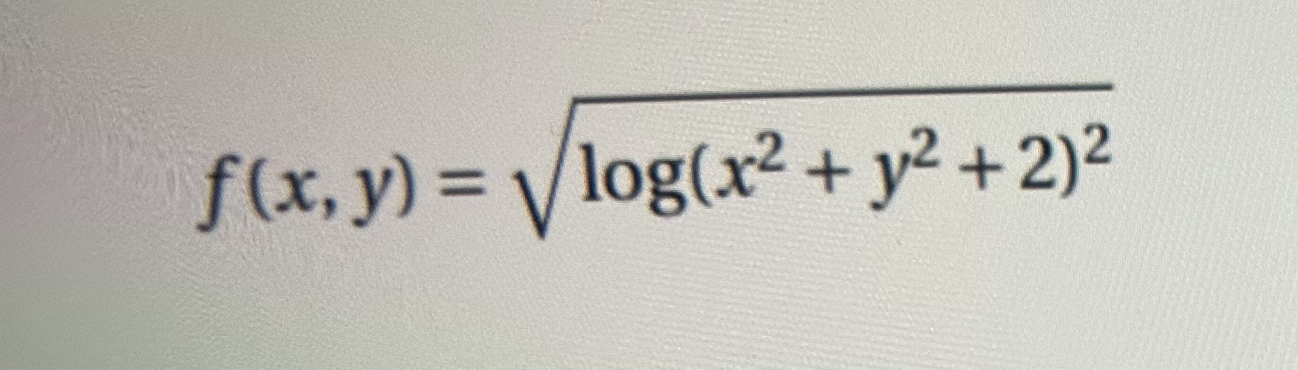 Solved What is the largest subset of the xy plane on which | Chegg.com