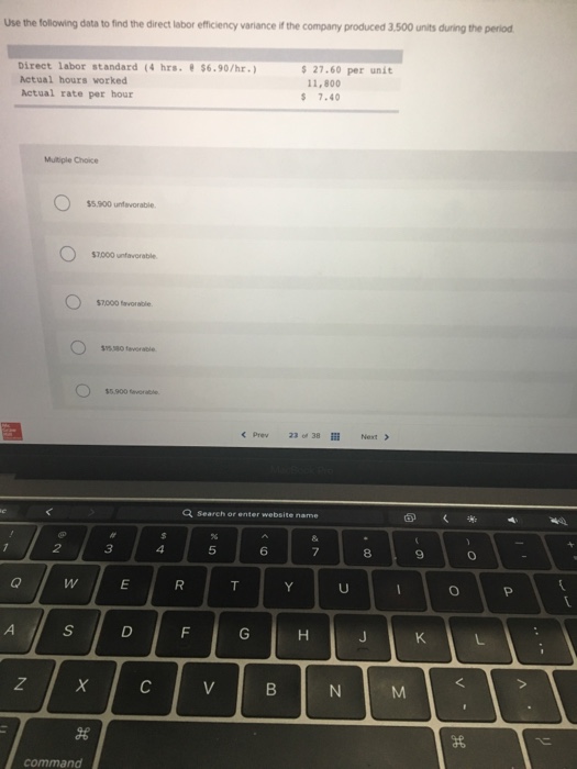 Solved Use the following data to find the direct labor | Chegg.com