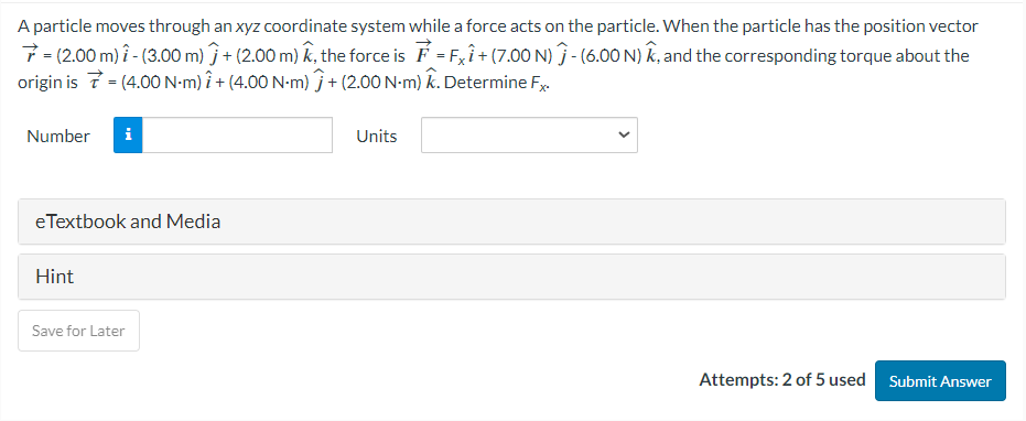 Solved A particle moves through an xyz coordinate system | Chegg.com