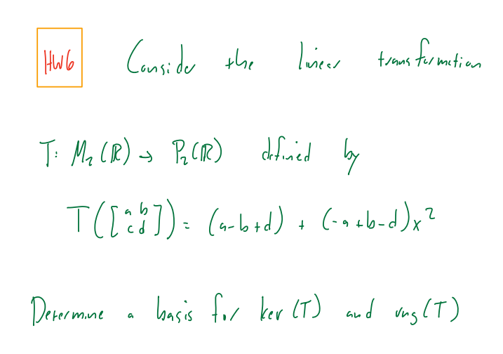 Solved Causides the lines transfermetion T:M2(R)→P2(R) | Chegg.com