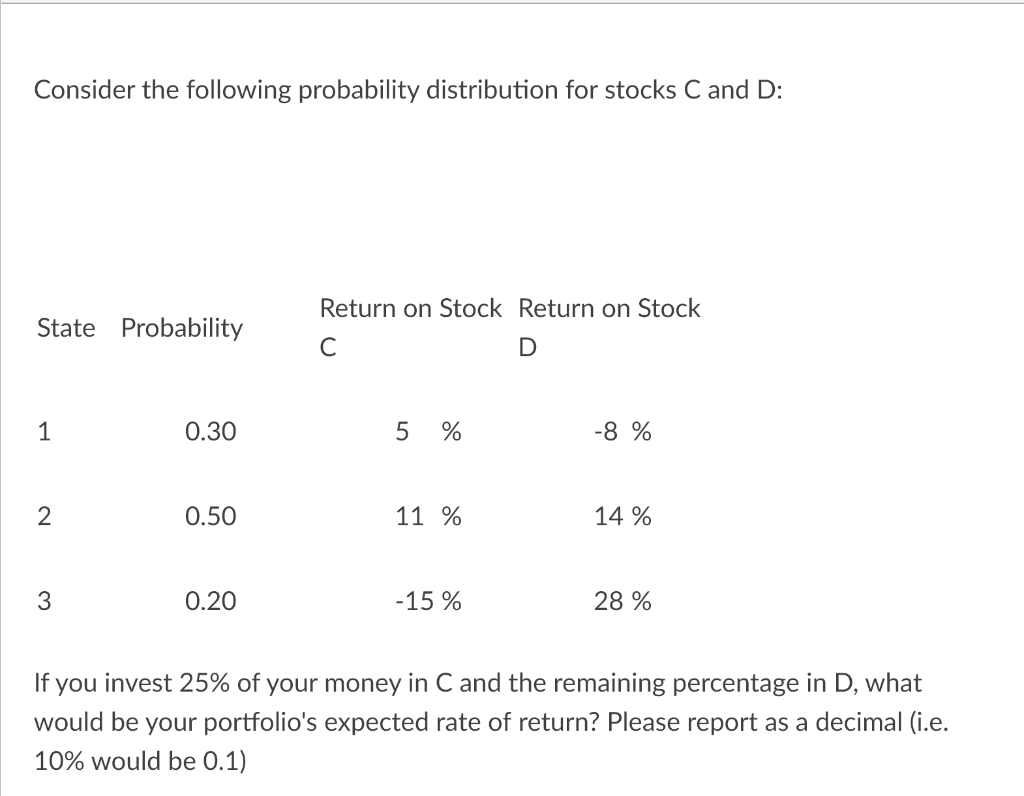Solved Consider the following probability distribution for | Chegg.com