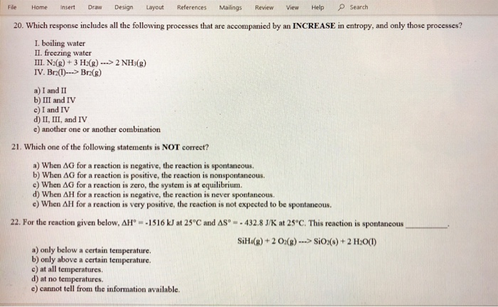 Solved Sign Layout References Mailings Review View Help