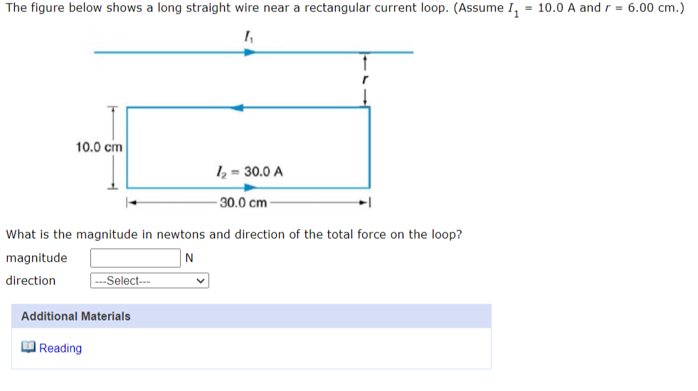 Solved The figure below shows a long straight wire near a | Chegg.com