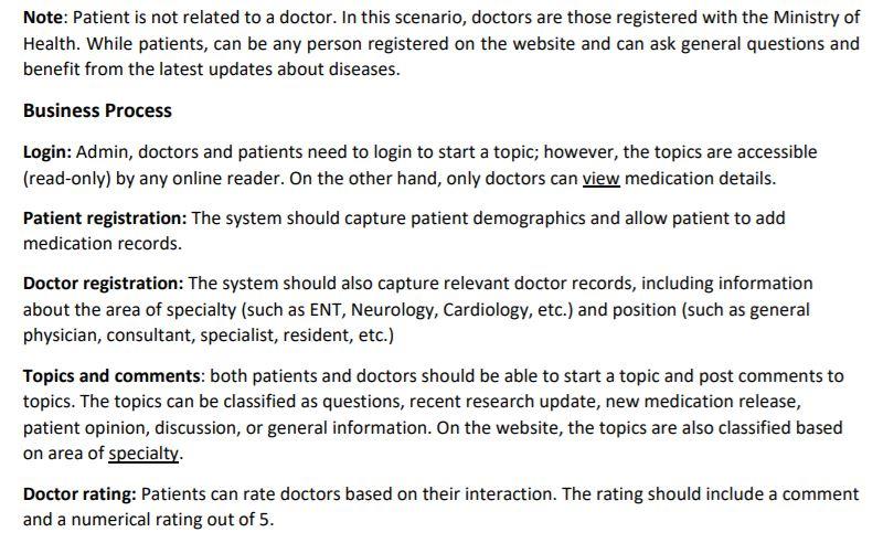 Solved Ministry of Health has conducted research and found | Chegg.com