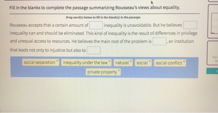 Solved Fill in the blanks to complete the passage | Chegg.com Solved Fill in the blanks to complete the passage | Chegg.com
