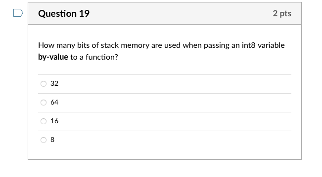 Solved Question 18 2 pts Patti the Programmer decides to | Chegg.com