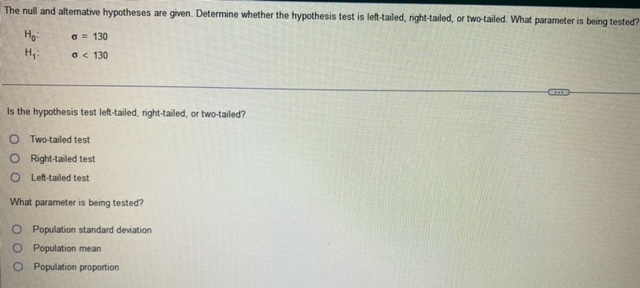 Solved The null and alternative hypotheses are given. | Chegg.com