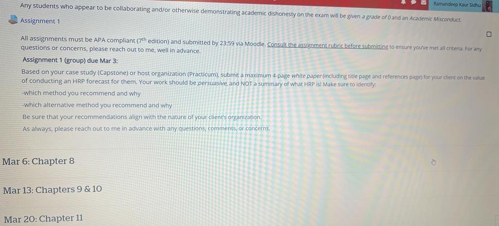 Solved Assignment 1 All assignments must be APA compliant (7 | Chegg.com