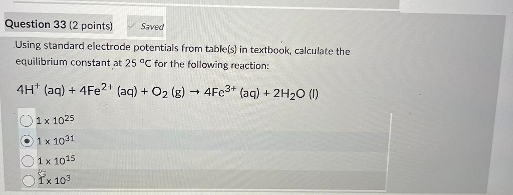 Solved Using Standard Electrode Potentials From Table S In