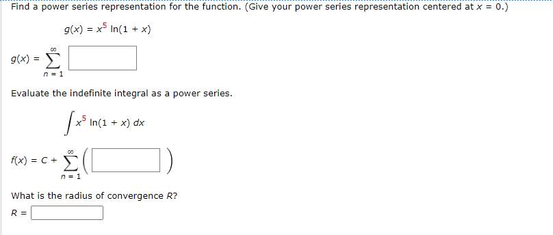 Solved Find a power series representation for the function. | Chegg.com
