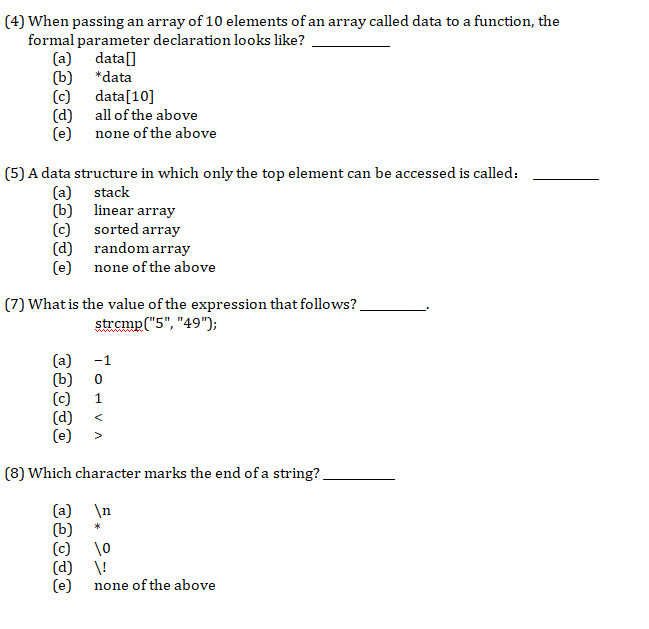 Solved Problem 1:True or False (1) An expression cannot be | Chegg.com