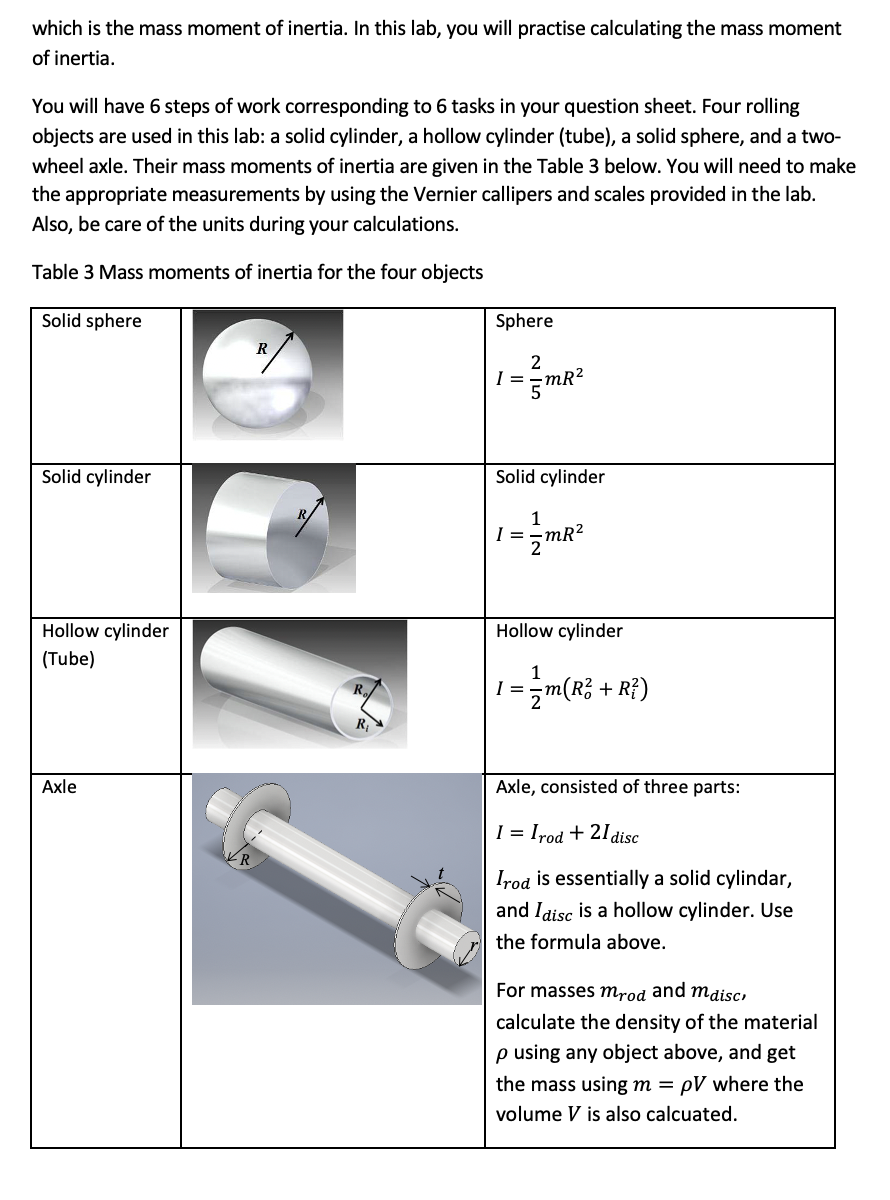 Solved Name: Student Number: In-Lab Assignment 3: Rolling of | Chegg.com