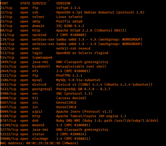 Solved Using the Nmap scan shown in the following image, | Chegg.com