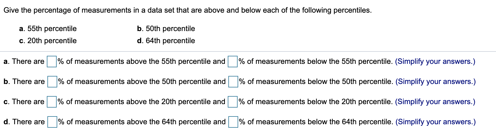 Solved Give the percentage of measurements in a data set | Chegg.com