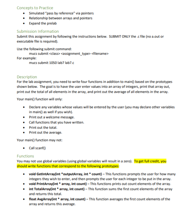 Solved Concepts to Practice Simulated "pass by reference" | Chegg.com