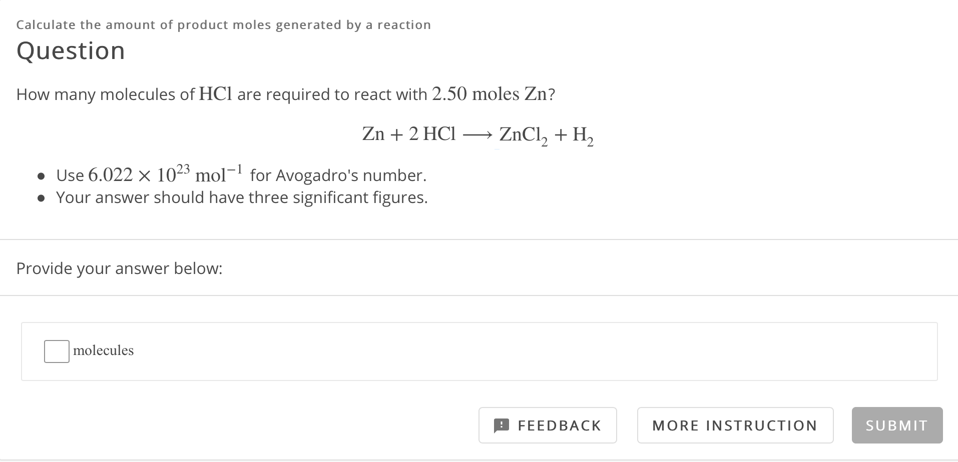 Solved Calculate the amount of product moles generated by a | Chegg.com
