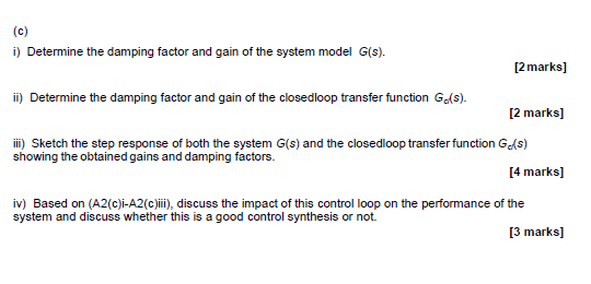 Solved Consider the closedloop feedback system given in | Chegg.com