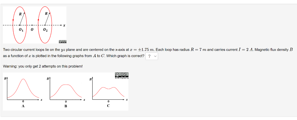 Solved Two circular current loops lie on the plane and are | Chegg.com