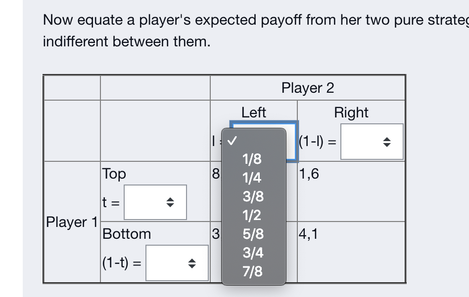 Solved In the following game find expected payoffs of the | Chegg.com