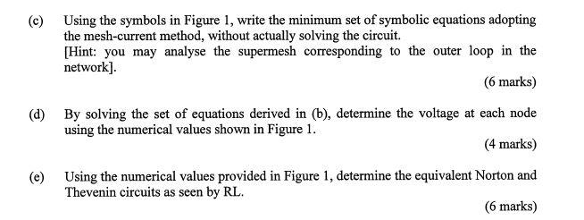 Solved With reference to the linear resistive network shown | Chegg.com