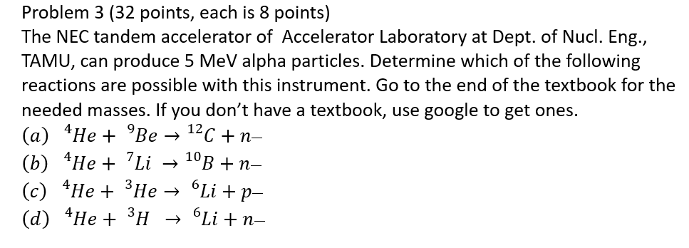 Solved Problem 3 (32 points, each is 8 points) The NEC | Chegg.com