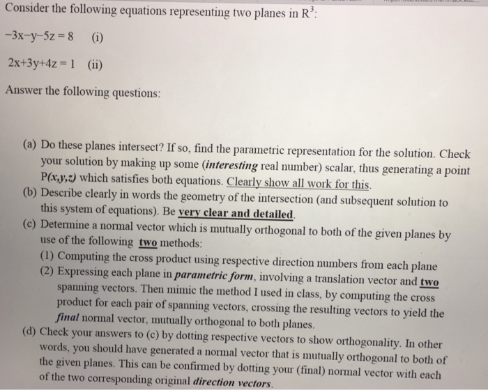 Solved Consider the following equations representing two | Chegg.com