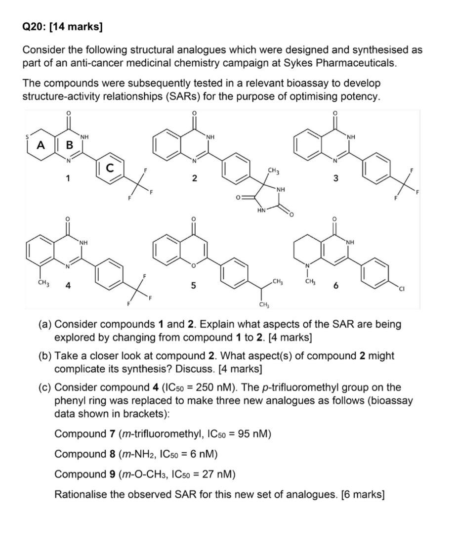 Q20: [14 marks] Consider the following structural | Chegg.com