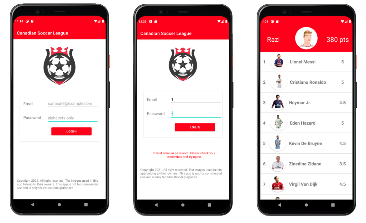 Solved You are required to develop an Android app which | Chegg.com