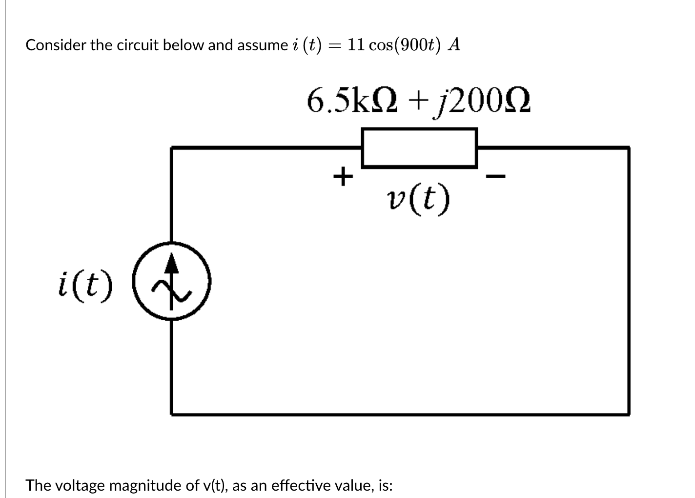 Solved Consider the circuit below and assume | Chegg.com