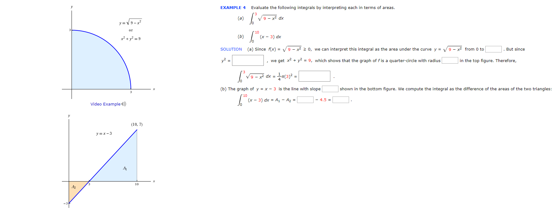 Solved EXAMPLE 4 Evaluate the following integrals by | Chegg.com