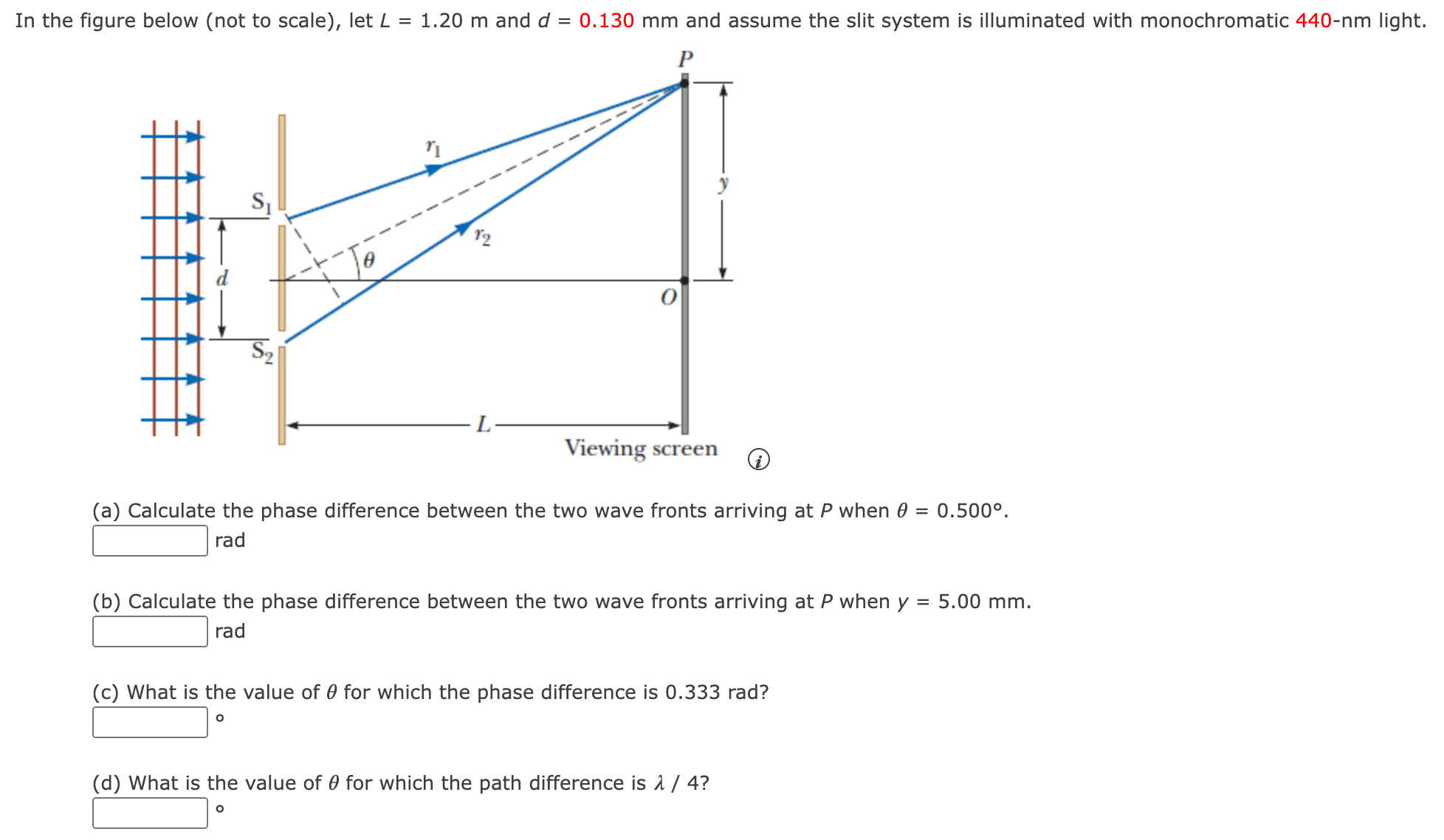 Solved figure below (not to scale), let L=1.20 m and d=0.130 | Chegg.com