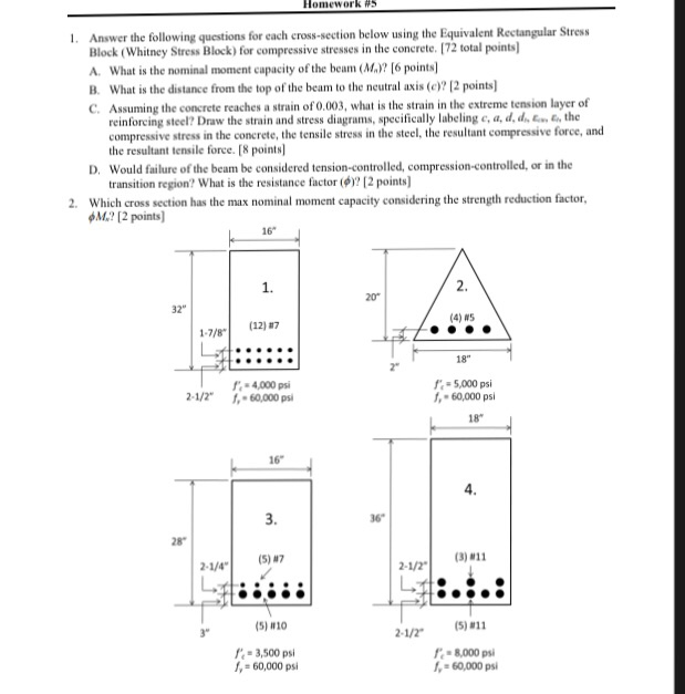 Solved Answer the following questions for each cross-section | Chegg.com