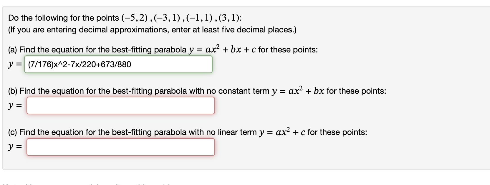 Solved Do the following for the points | Chegg.com