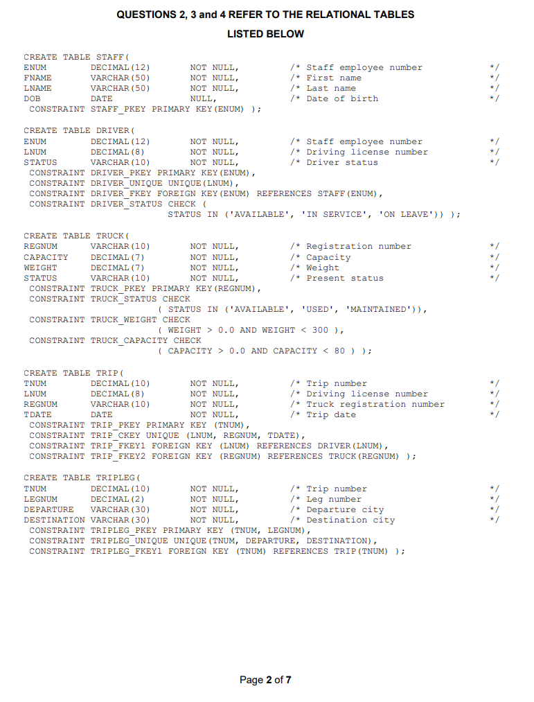 Solved Question 3 10 Marks Write Select Statements That 