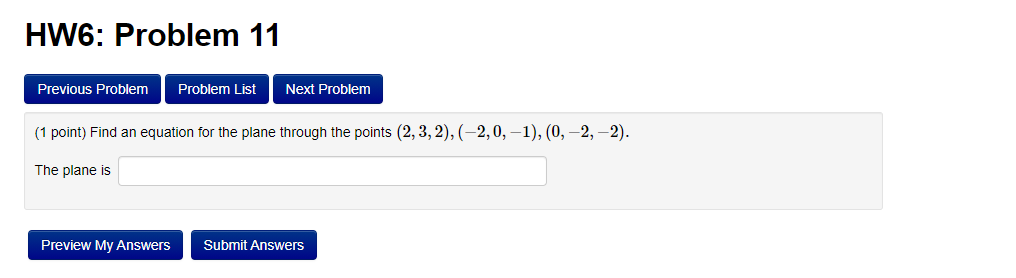 Solved HW6: Problem 11 Previous Problem Problem List Next | Chegg.com