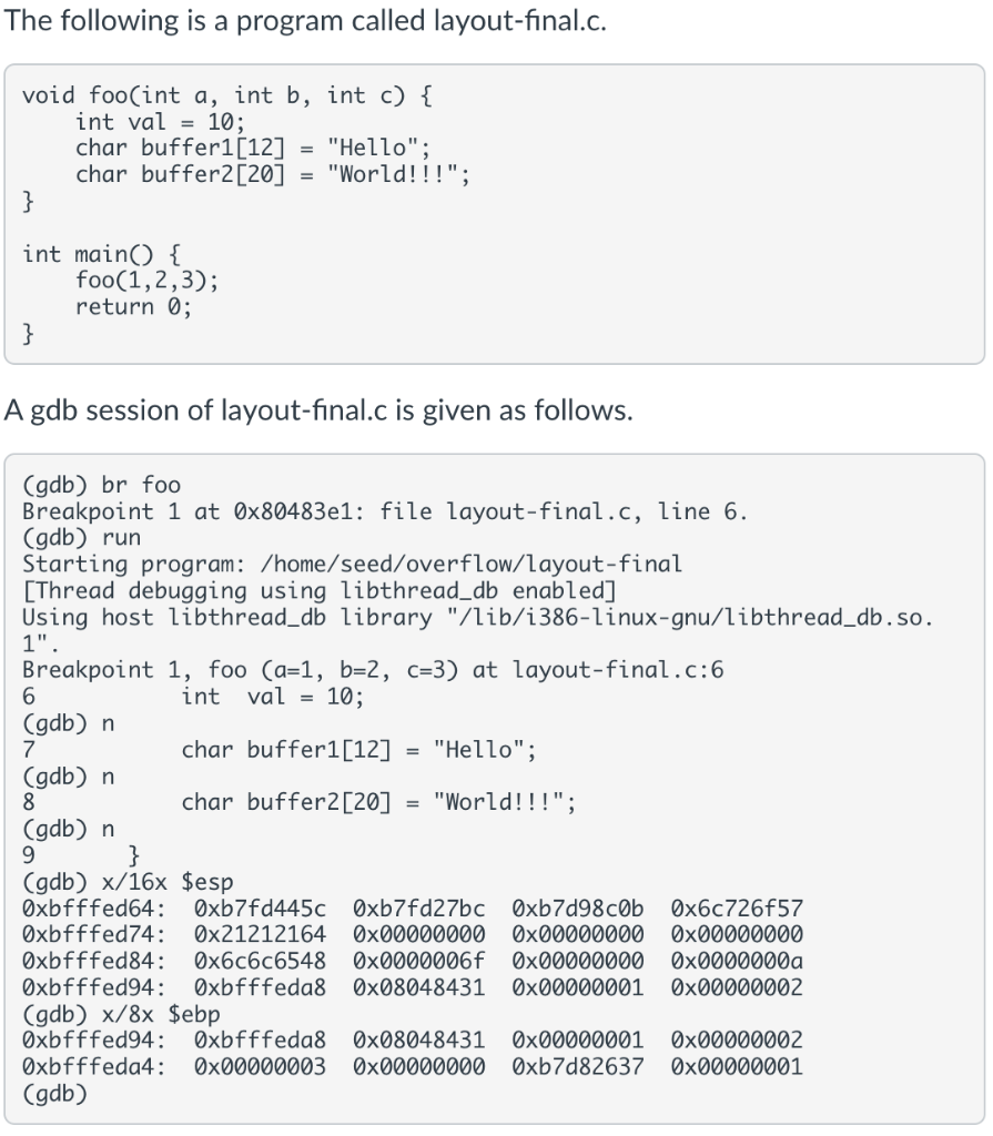 Solved Find out the addresses of the following: 1. val 2. | Chegg.com