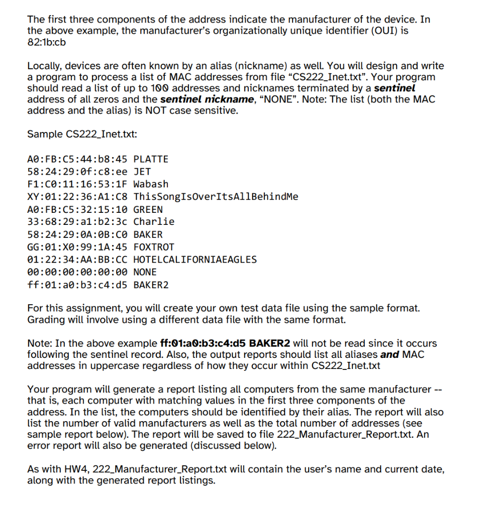 Homework \#5 is due by 11:59pm Monday, November 28 | Chegg.com