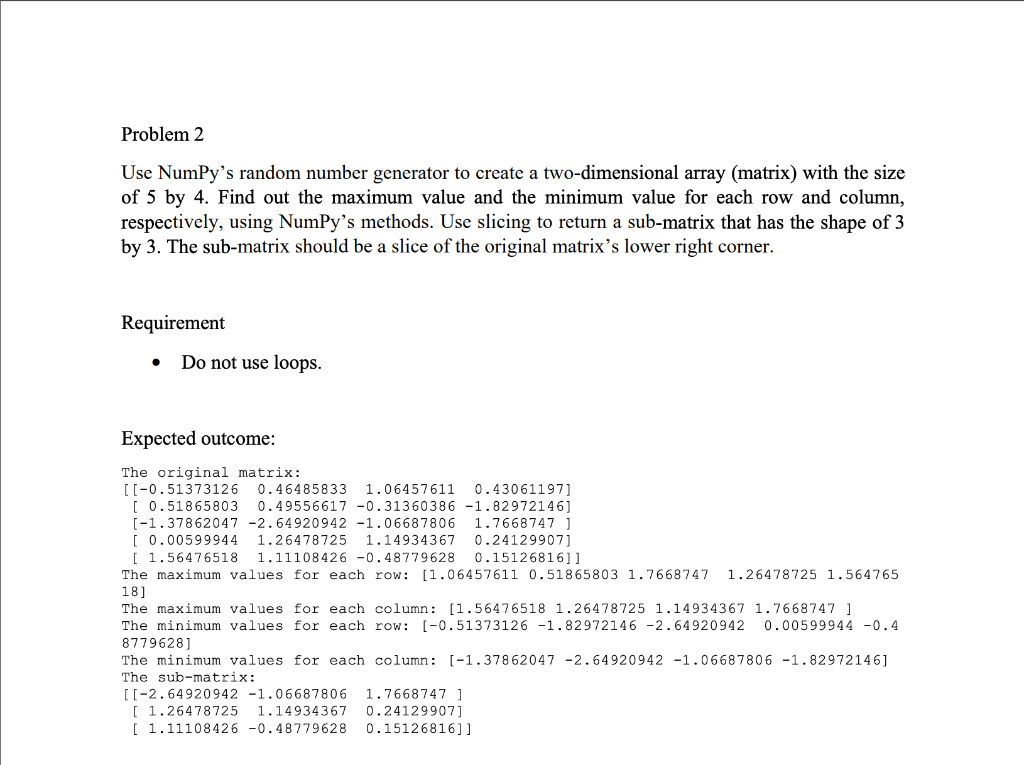 Solved Please provide solutions to the problems below. | Chegg.com