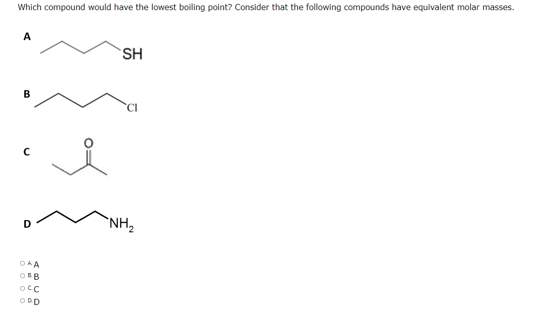 Solved Place the following compounds in the decreasing order | Chegg.com