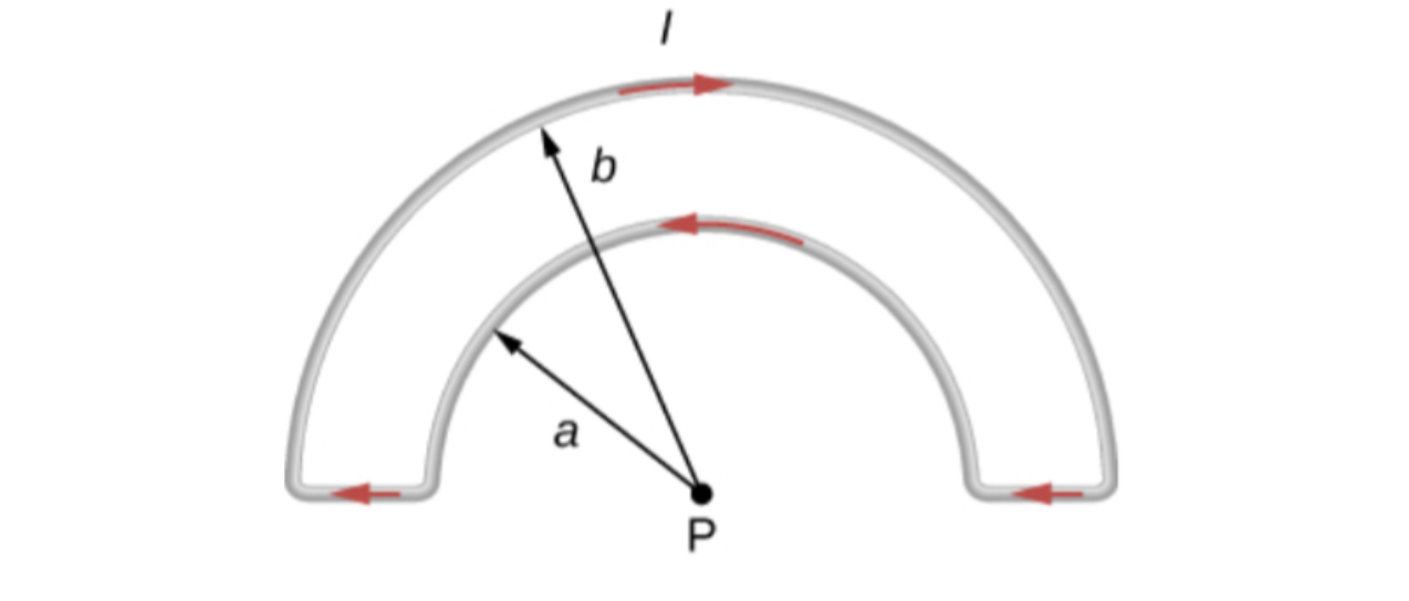 Solved What is the magnetic field(in microtesla )at P due to | Chegg.com