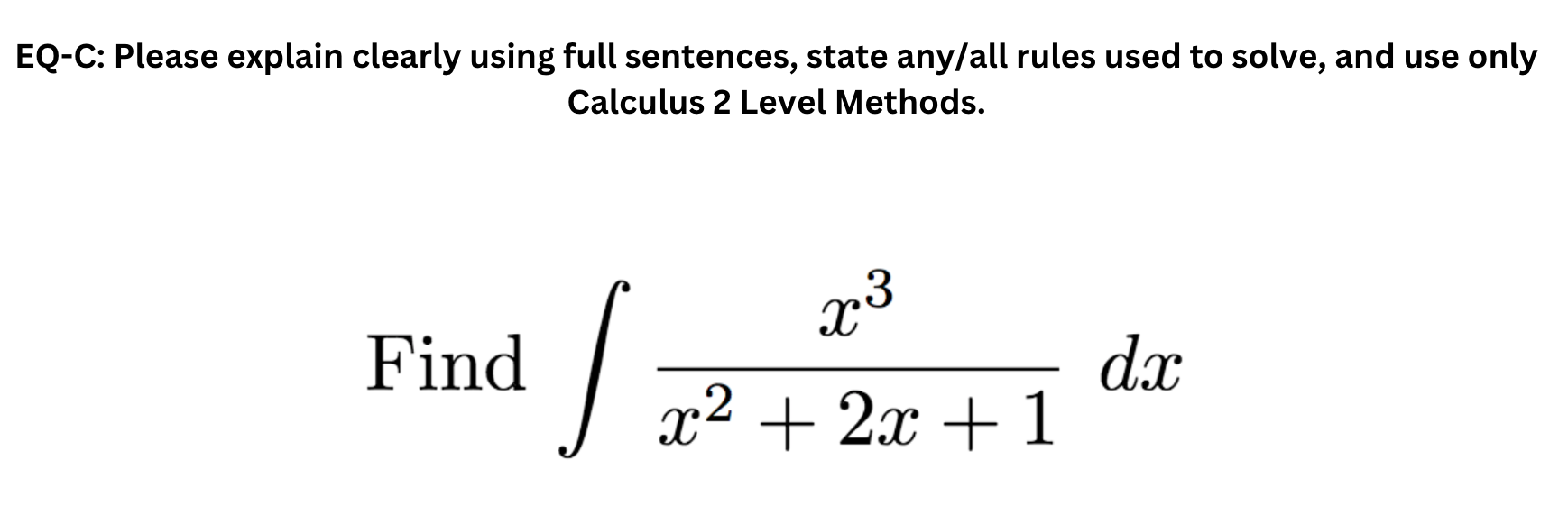 Solved EQ-C: Please explain clearly using full sentences, | Chegg.com