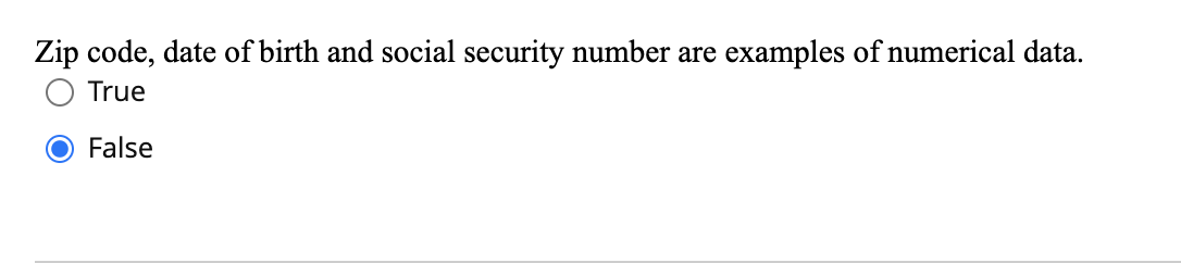 Solved Zip code, date of birth and social security number | Chegg.com