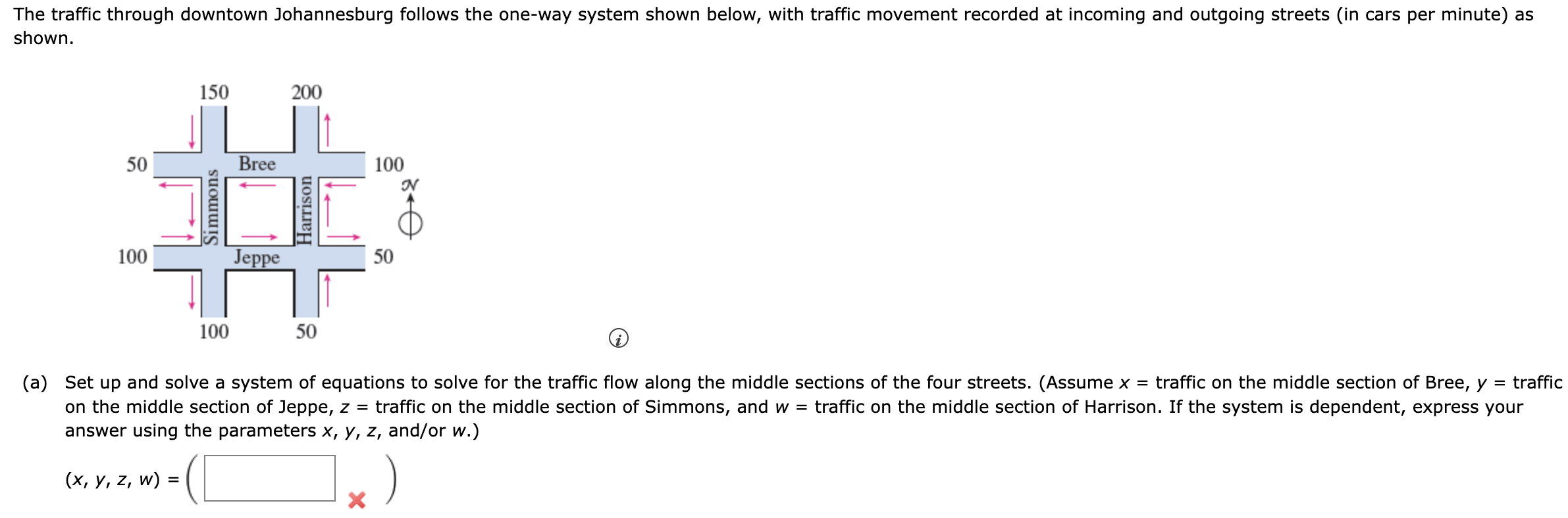 Solved (a) Set up and solve a system of equations to solve | Chegg.com