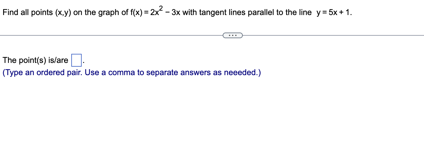 Solved Find all points (x,y) on the graph of f(x)=2x2−3x | Chegg.com