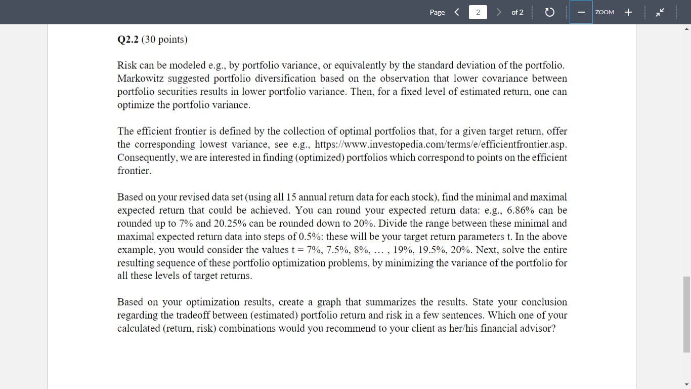 Solved Show step by step work in excel as well as | Chegg.com