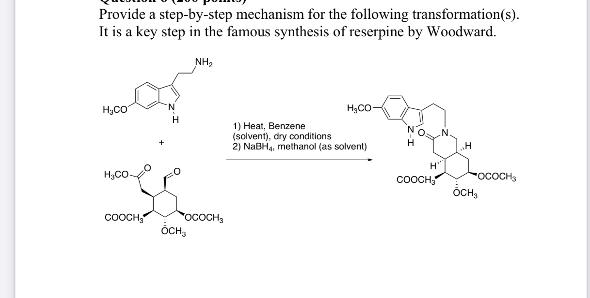 Solved Provide a step-by-step mechanism for the following | Chegg.com