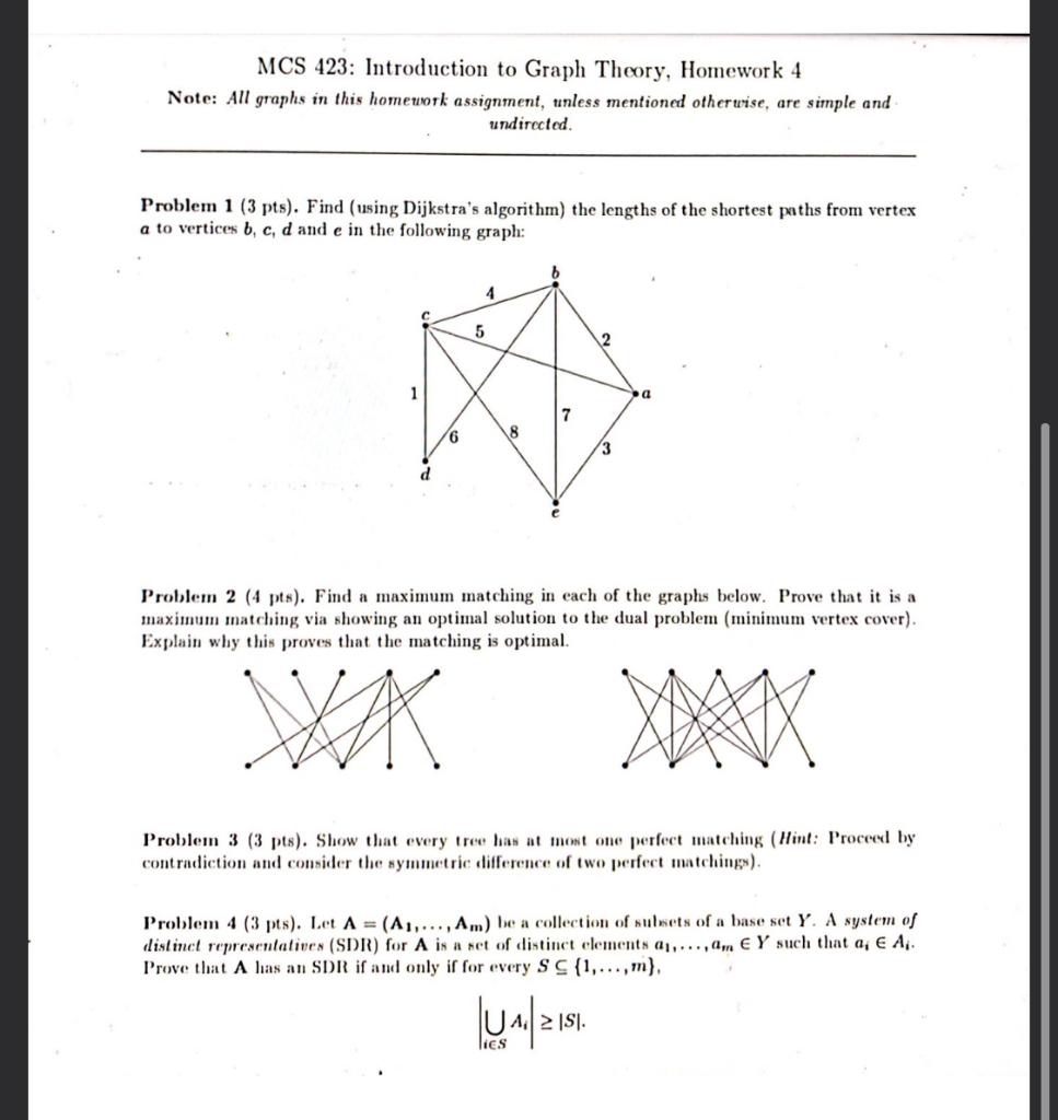 Solved Please provide a solution to PROBLEM 3 ONLY using | Chegg.com