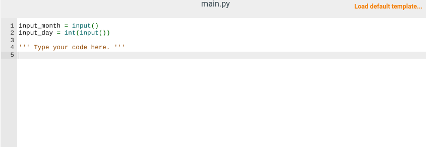 Solved 4.16 LAB: SeasonsWrite a program that takes a date as | Chegg.com